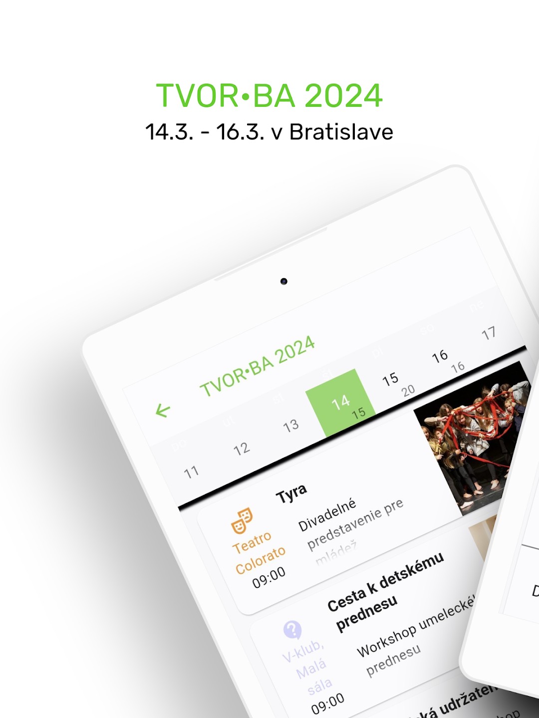 Mobilná aplikácia - TVOR•BA 2024